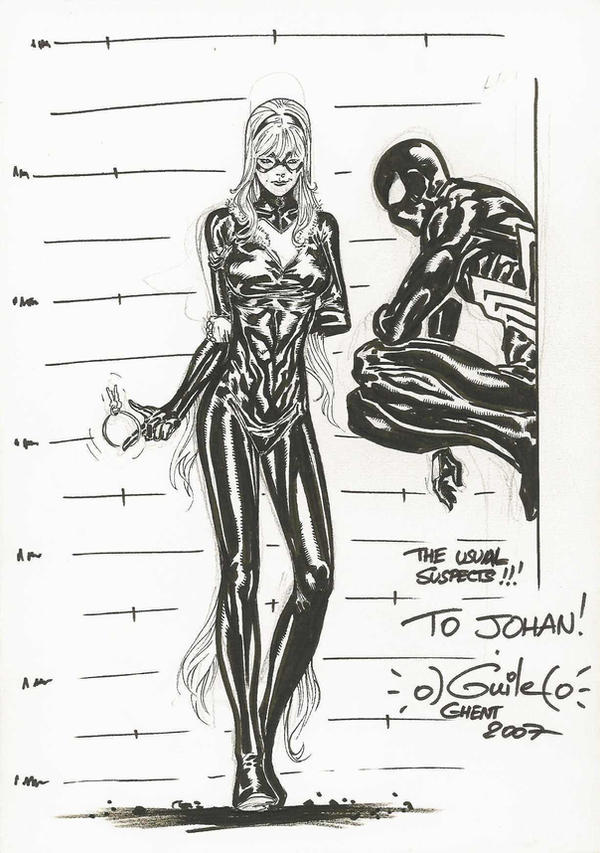 Spidey And Black Cat Teasing By Spiderguile On Deviantart