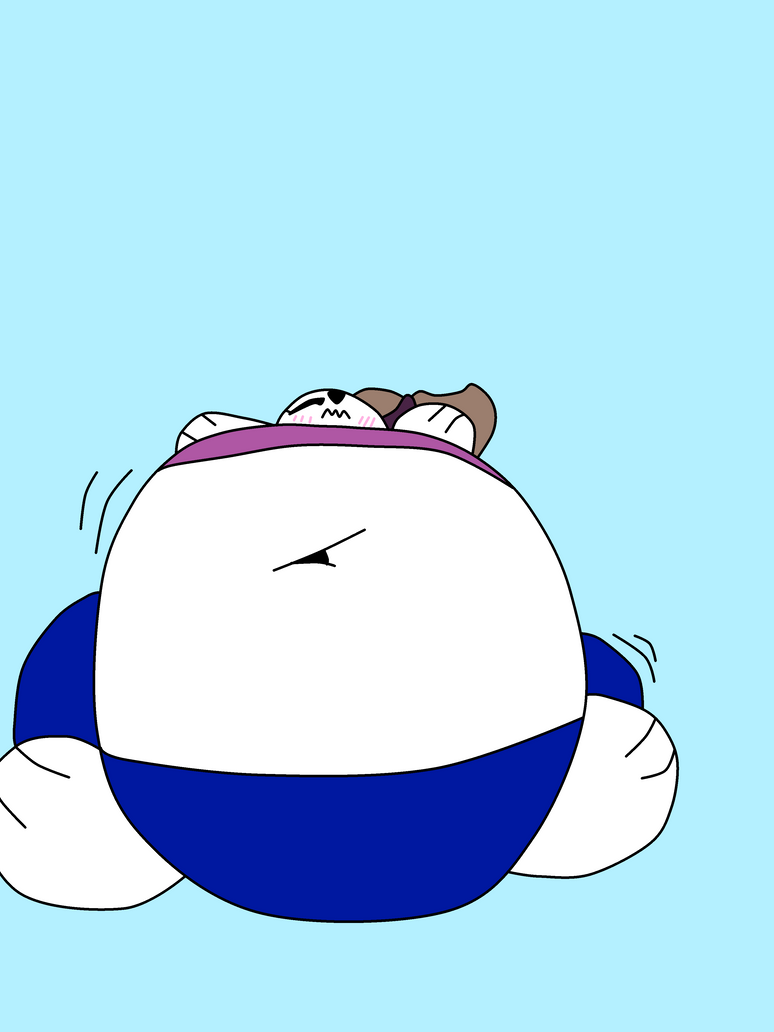 Big Tummy By Therealluckylucario On Deviantart