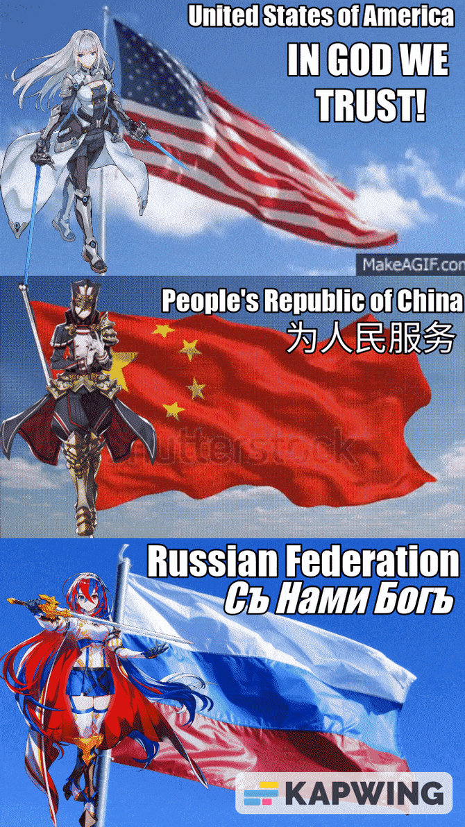 Usa China And Russia Ft Ethel Morag And Alear By Jovigon12 On Deviantart