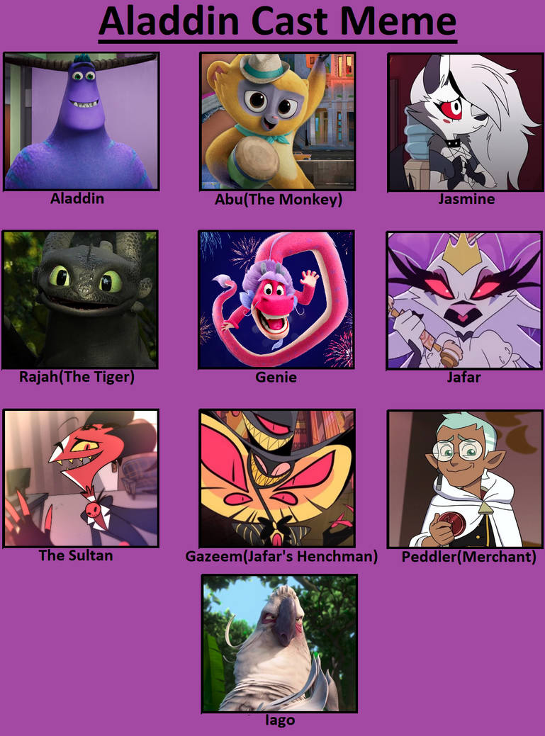 Aladdin Au Recast By Magicalmarissa On Deviantart