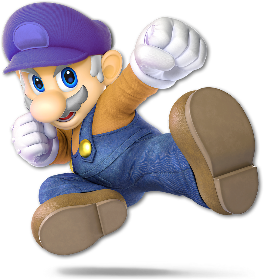 Smash Alt Grandpa Mario By The Signmanstrr On Deviantart
