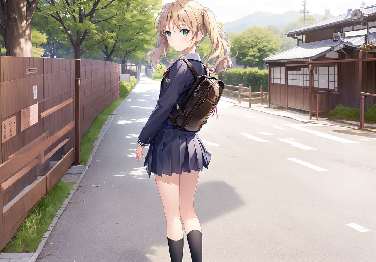 Anime Schoolgirl By Neuromage On Deviantart