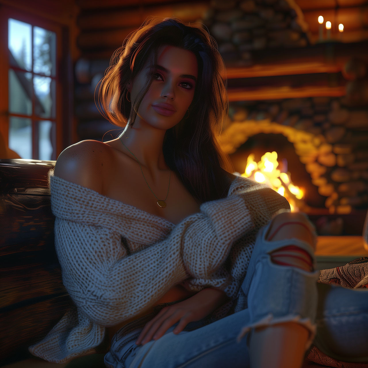 Cozy Girl By Ai Mollie Anderson On Deviantart