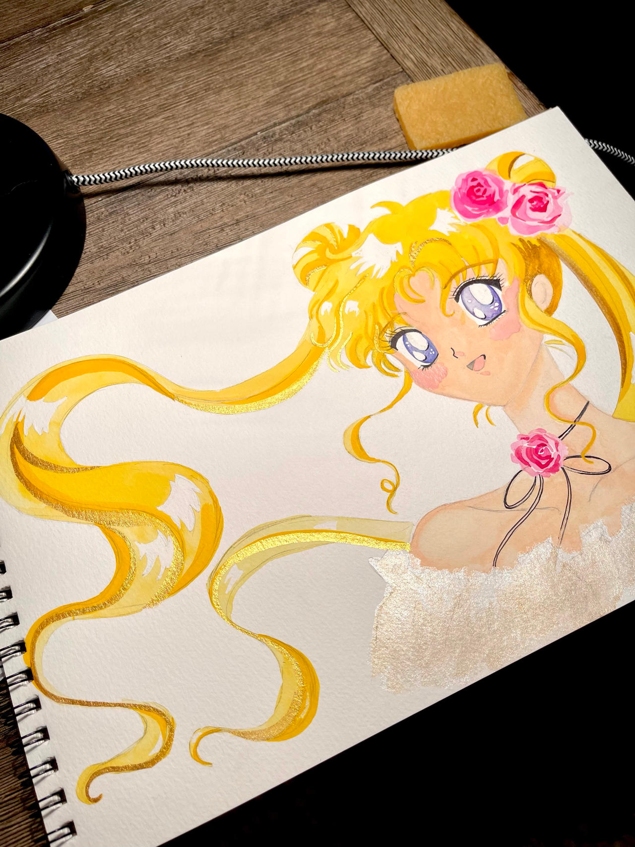 Sailor Moon Watercolor By Bluec4tdraws On Deviantart