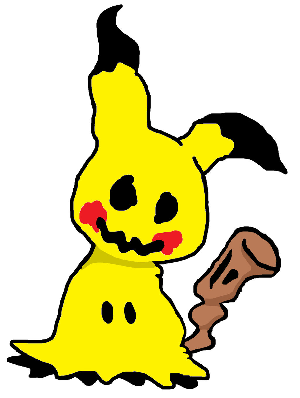 Mimikyu Colored By Fja3omega On Deviantart