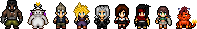 Sprites - Final Fantasy VII by UltimeciaFFB on DeviantArt