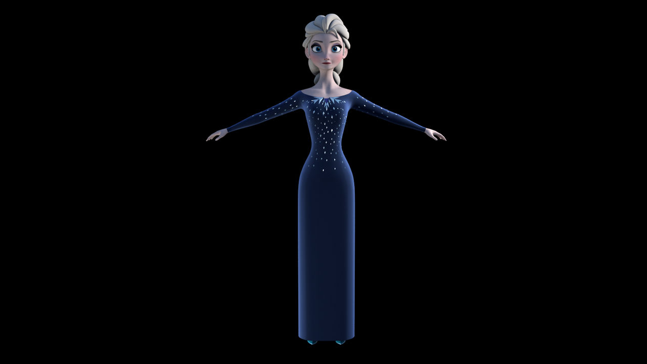 New Cloth Shader Material Elsa 3d Model By Myvoltex21 On Deviantart