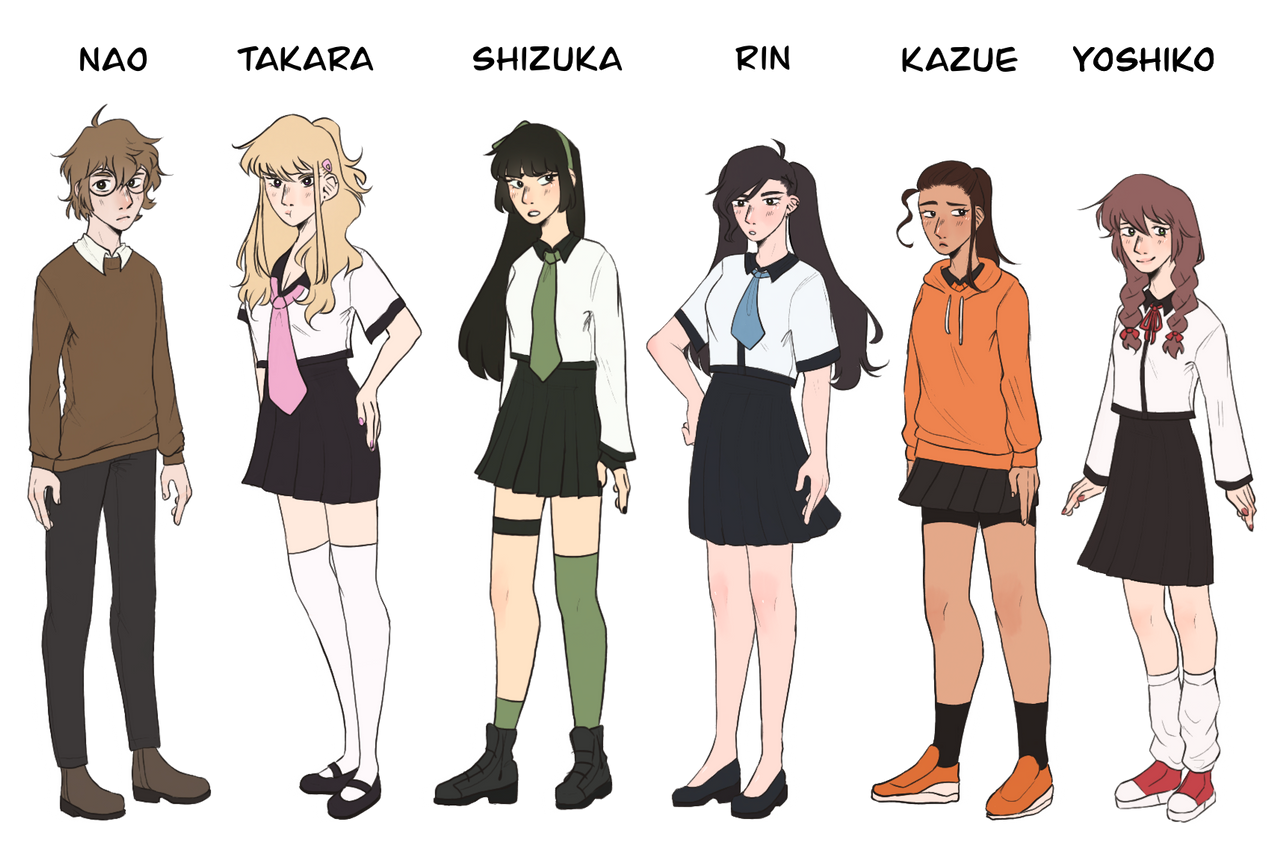 Character Lineup By Elicuey On DeviantArt character-lineup-by-elicuey-on-deviantart