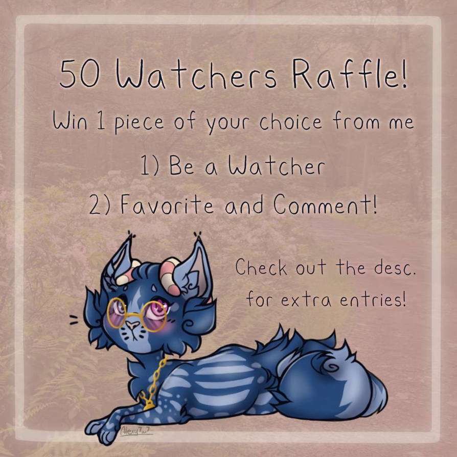 CLOSED! 50 Watchers Art Raffle! by XanaduOyuunchimeg on DeviantArt CLOSED! 50 Watchers Art Raffle! by XanaduOyuunchimeg on DeviantArt