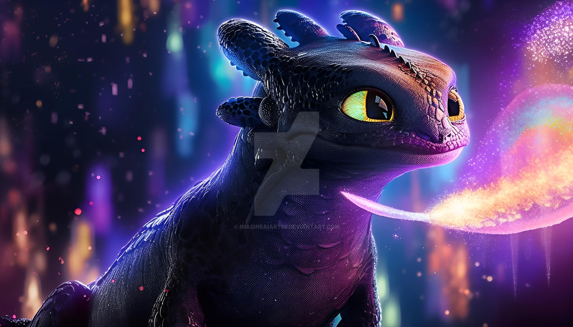 Night Fury By Imagineaiart99 On Deviantart