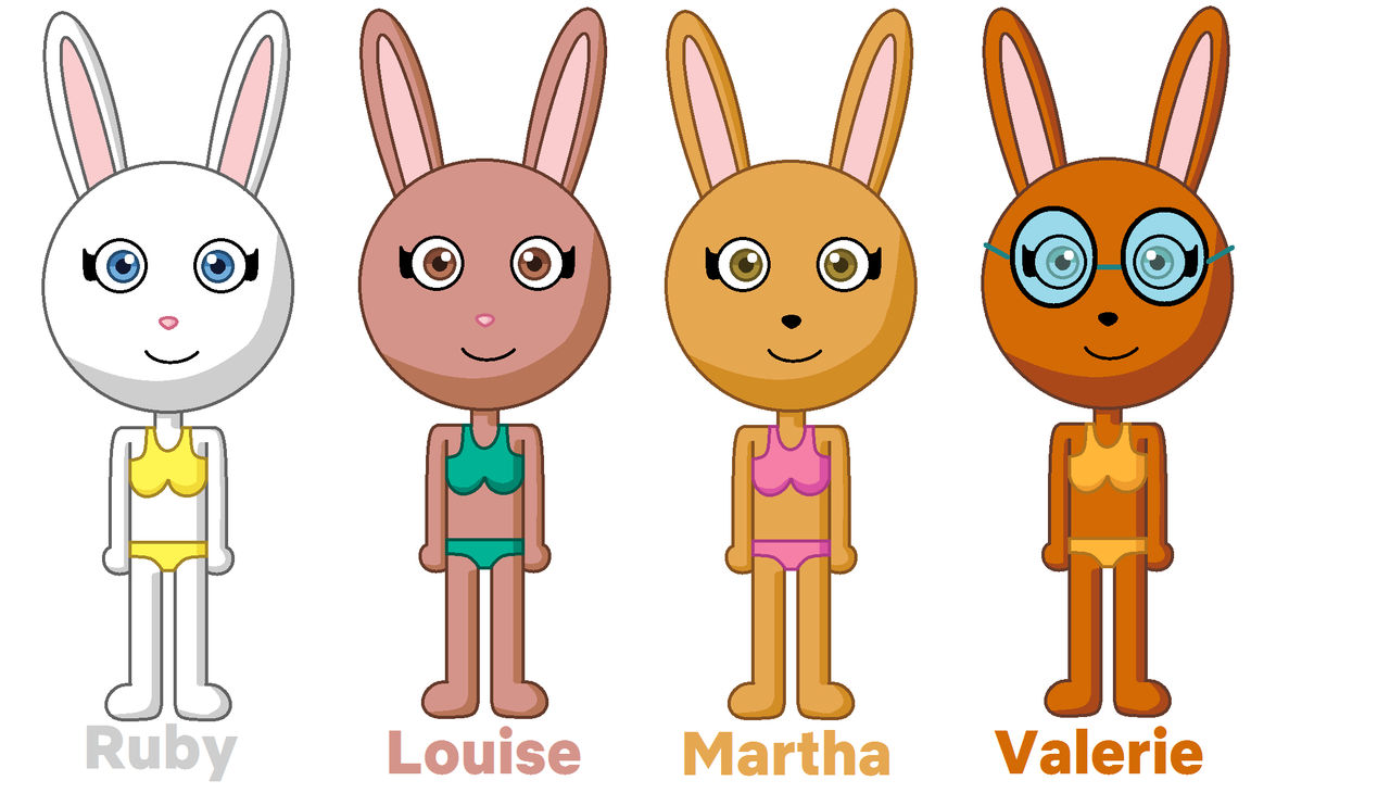 Max And Ruby Characters In Bikinis By Santiagotv On Deviantart