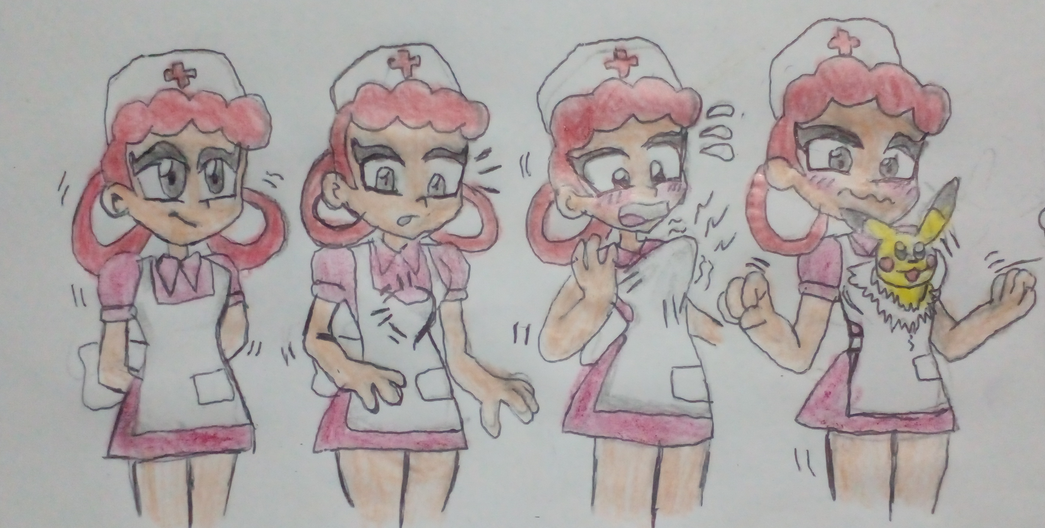 Pikachu In Nurse Joys Clothes By Luizneto16 On Deviantart