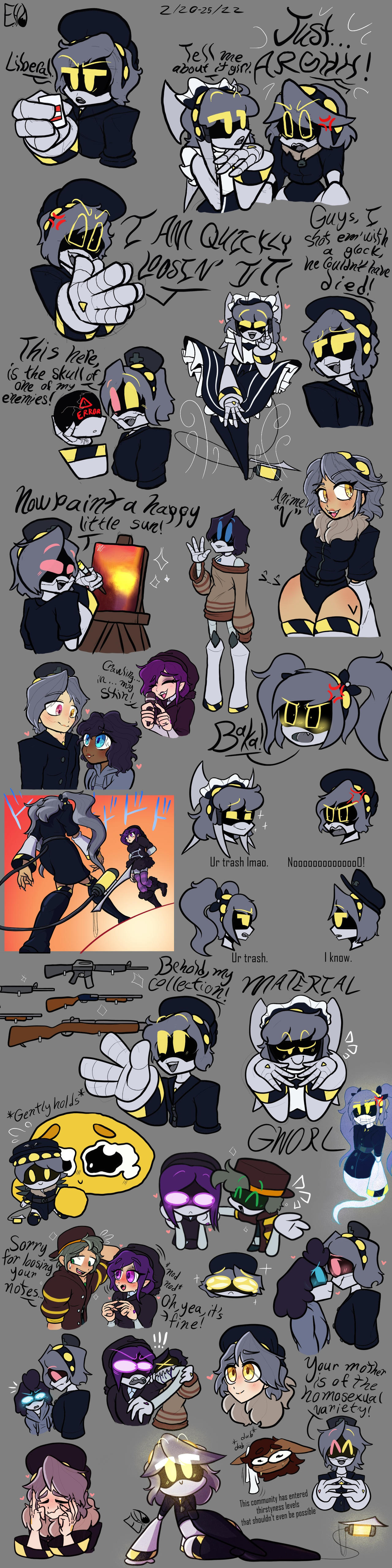 Murder Drones Doodles By Eeveelikes2draw On Deviantart