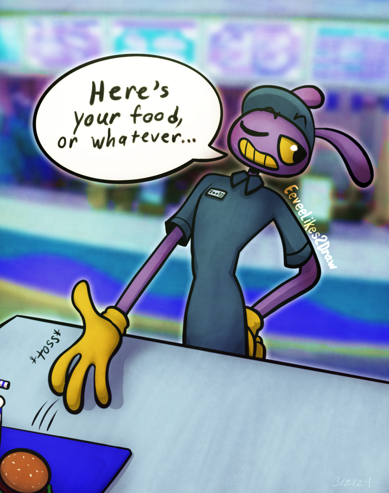 Jax Working Minimum Wage by EeveeLikes2Draw on DeviantArt Jax Working Minimum Wage by EeveeLikes2Draw on DeviantArt