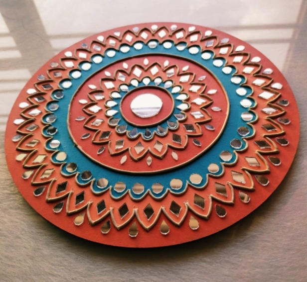 Handmade Lippan Art Mirror Work By Lippanart On Deviantart