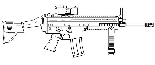 FN SCAR-H by lemmonade on DeviantArt