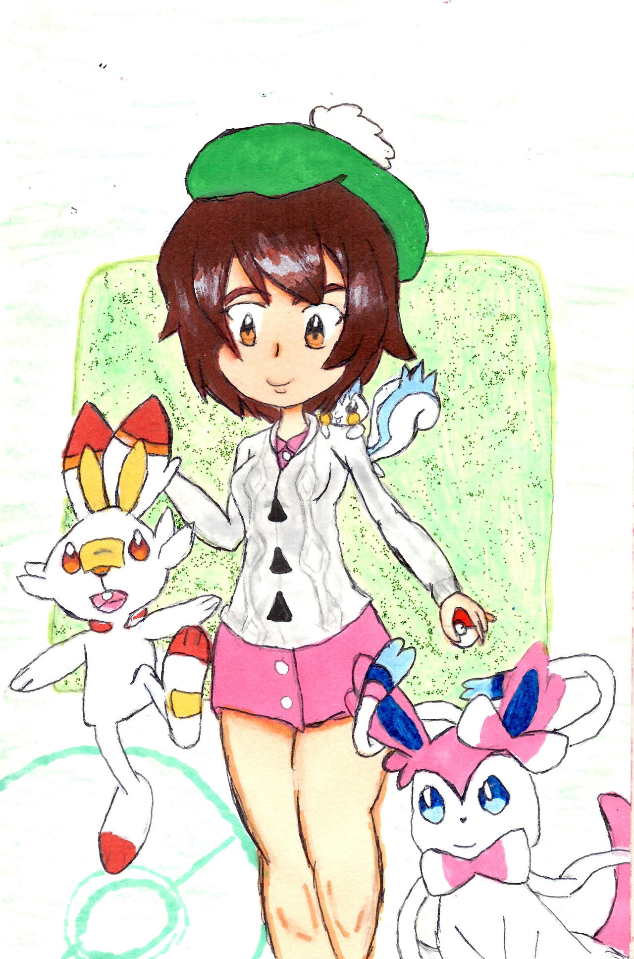 Pokemon Sword And Shield Female Trainer By Foxtrout306 On Deviantart