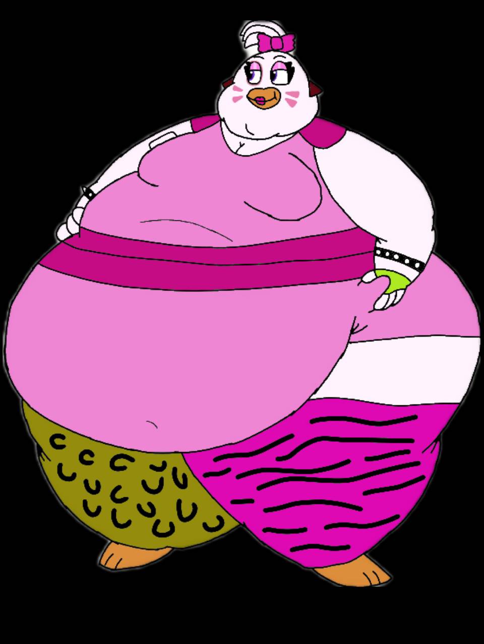 Fat Glamrock Chica By 81526marckdjdk On Deviantart