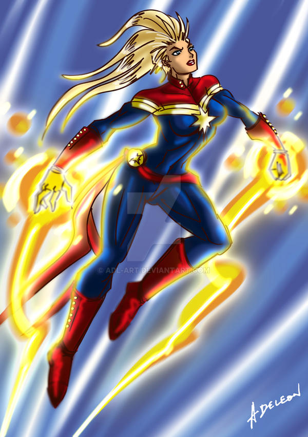 Carol Danvers By Adl Art On Deviantart