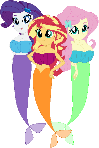 Eqg Busty Mermaids By Sturk Fontaine On Deviantart