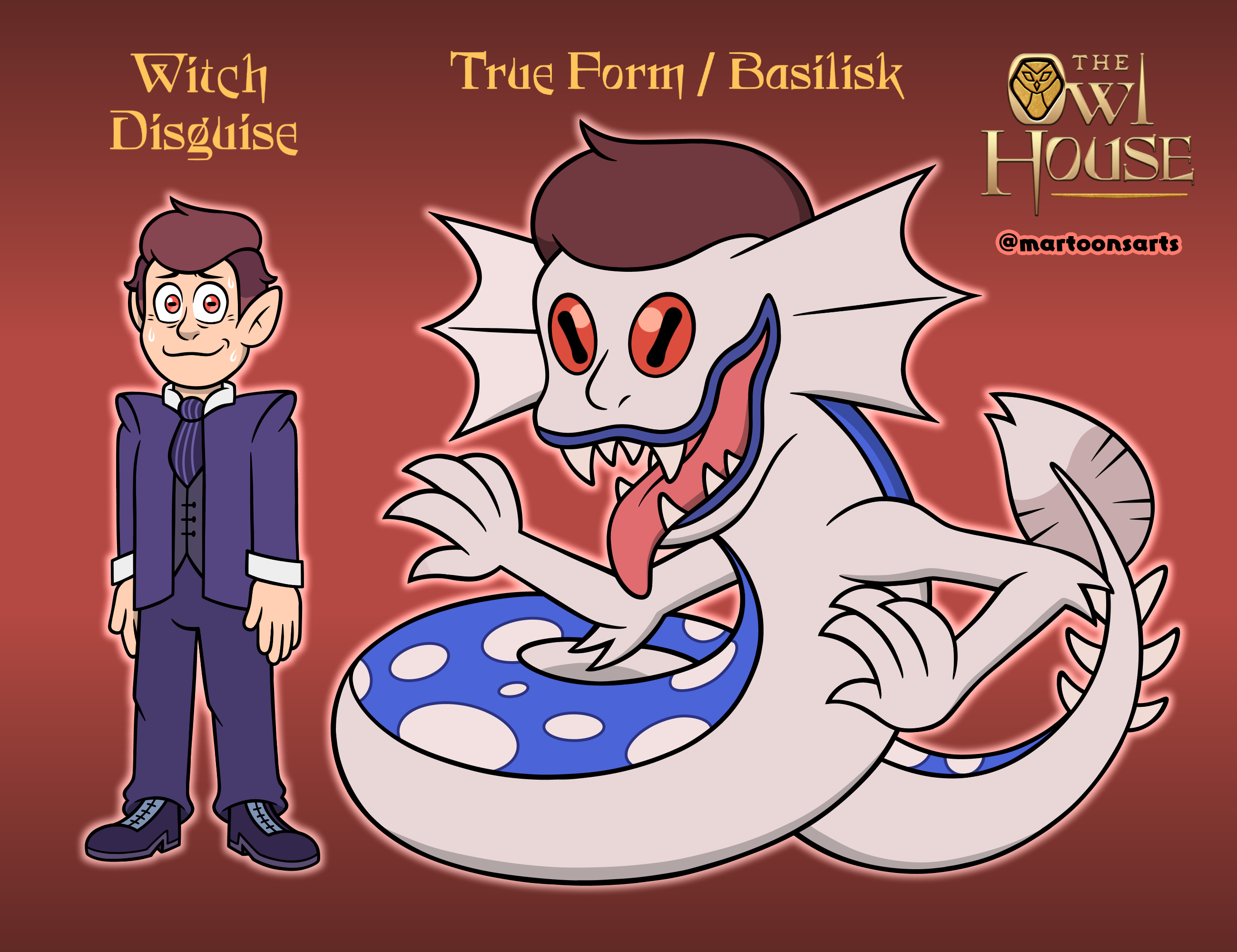 C The Owl House Basilisk Oc By Martoonsarts On Deviantart