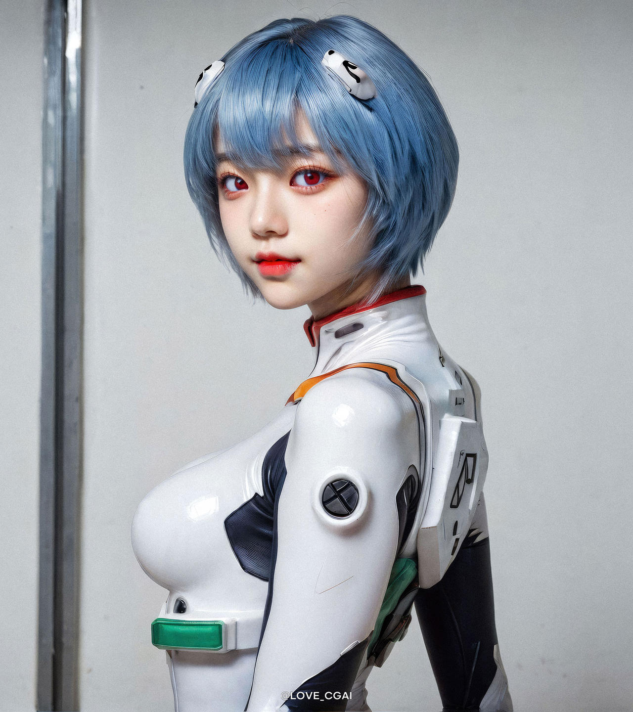 Ayanami Rei Neon Genesis Evangelion By Love Cgai On Deviantart
