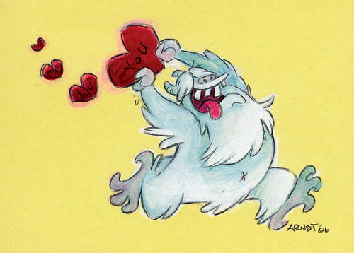 Yeti Valentine by sinyx on DeviantArt