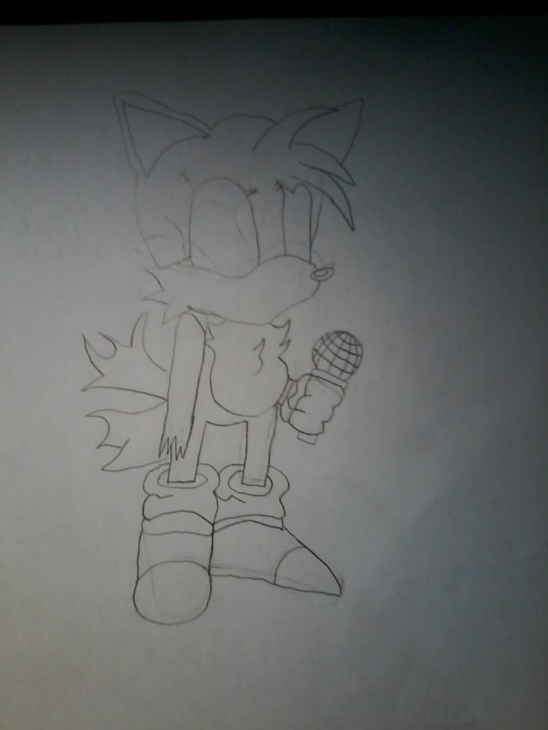 Triple Troublem Encore Tails Sketch By Drift616 On Deviantart