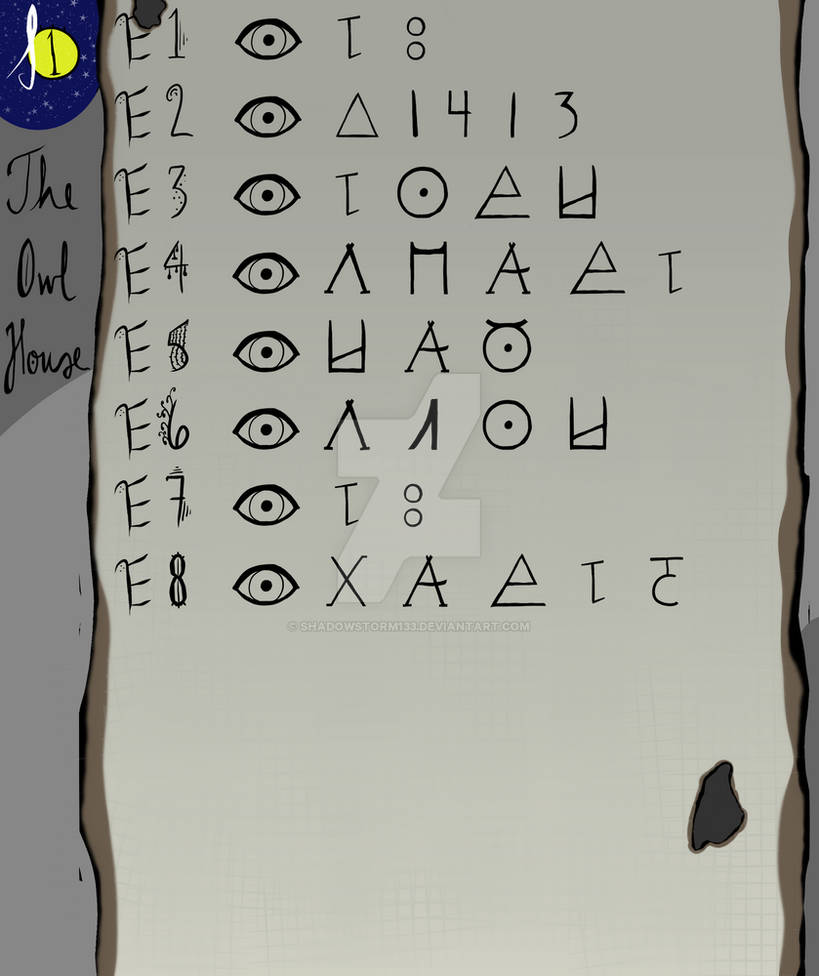 The Owl House Hidden Codes incomplete By Shadowstorm133 On DeviantArt the-owl-house-hidden-codes-incomplete-by-shadowstorm133-on-deviantart