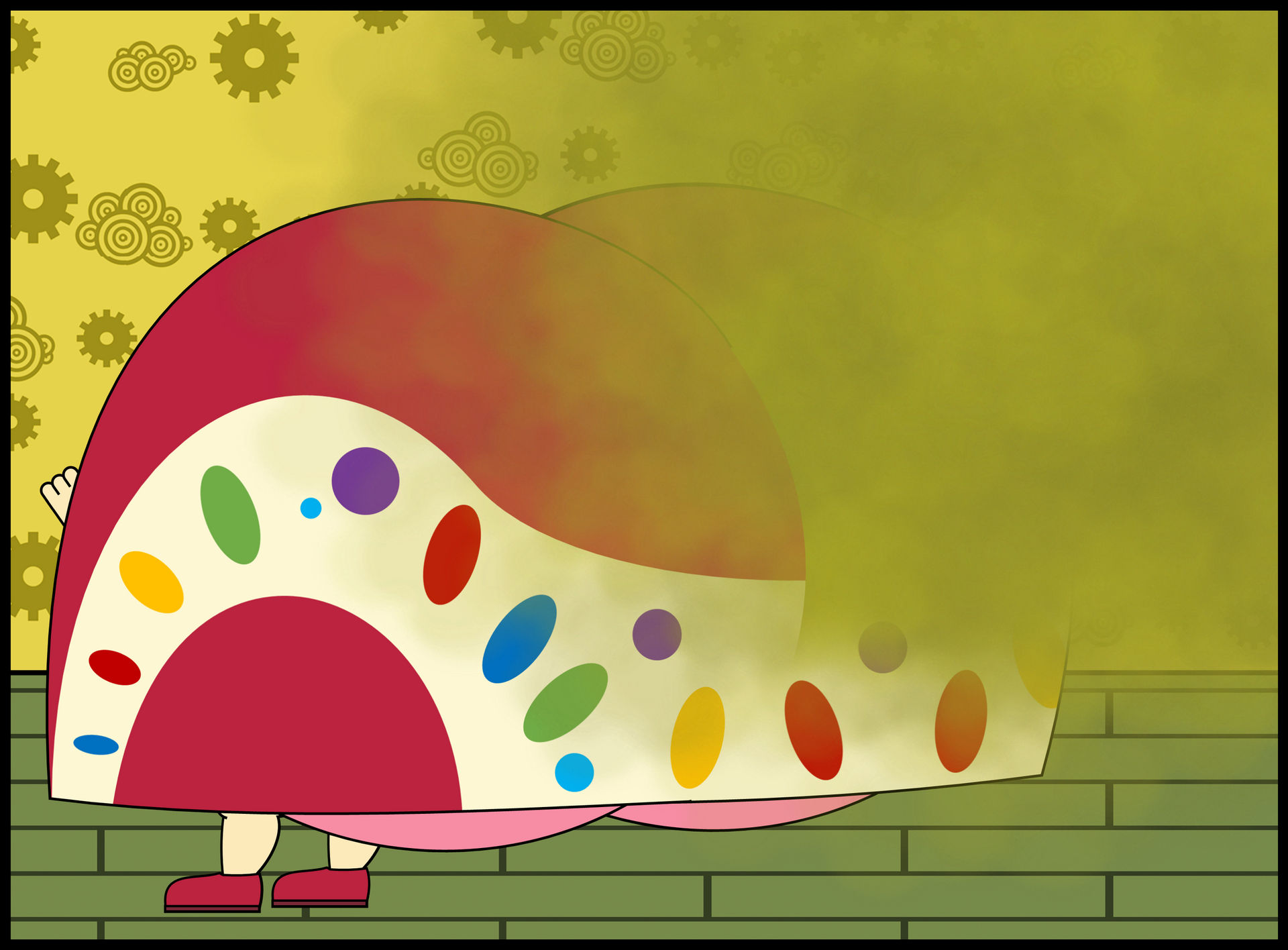 Human Aunt Fanny Farts Back View By Skarskull66 On Deviantart
