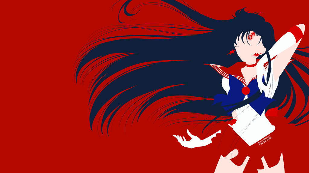 Sailor Mars From Sailor Moon Crystal Minimalist By Matsumayu On