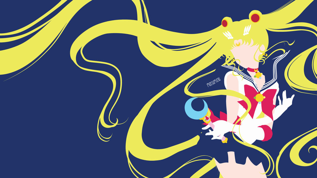 Sailor Moon From Sailor Moon Crystal Minimalist By Matsumayu On