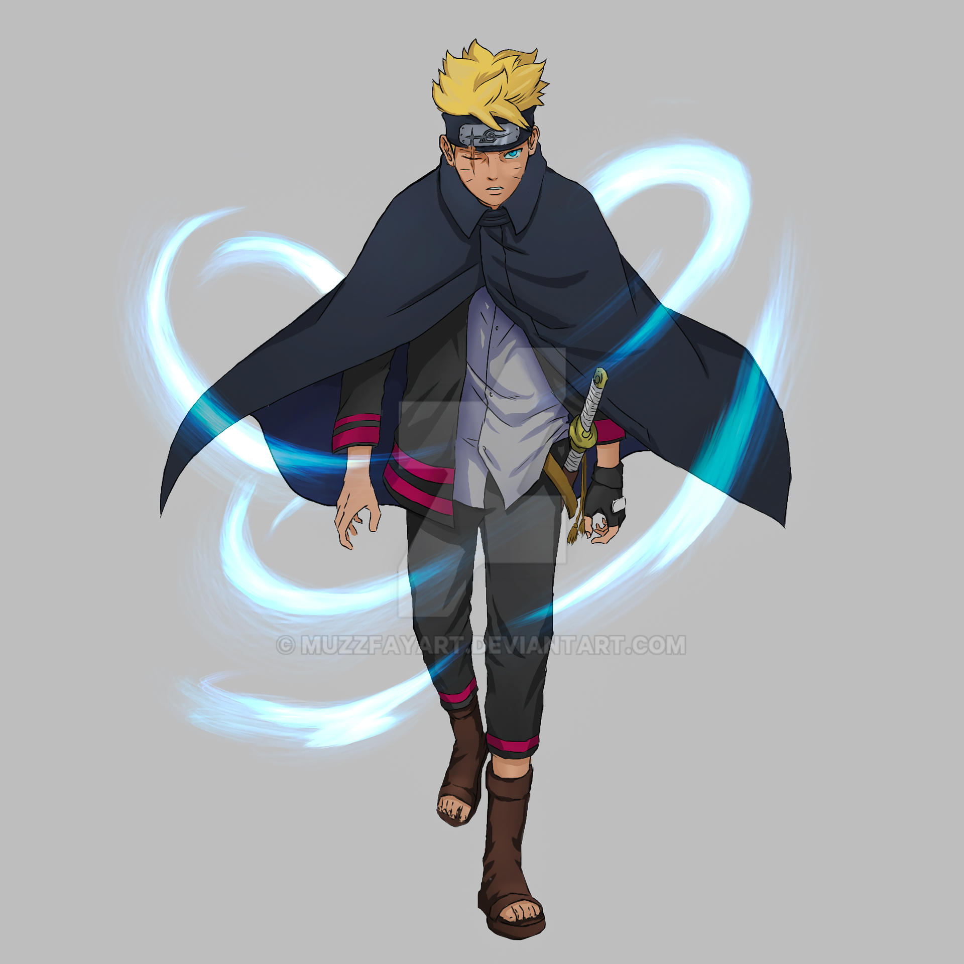 Uzumaki Boruto Time Skip By Muzzfayart On Deviantart