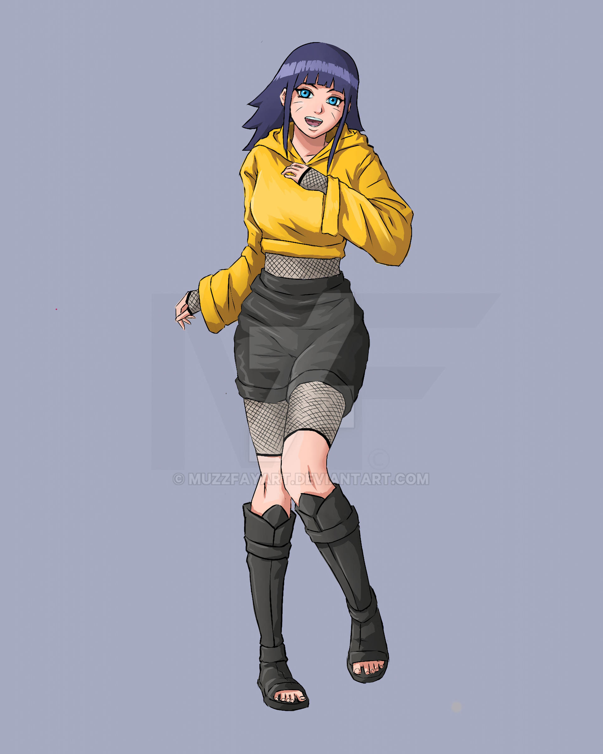 Himawari Uzumaki Time Skip By Muzzfayart On Deviantart