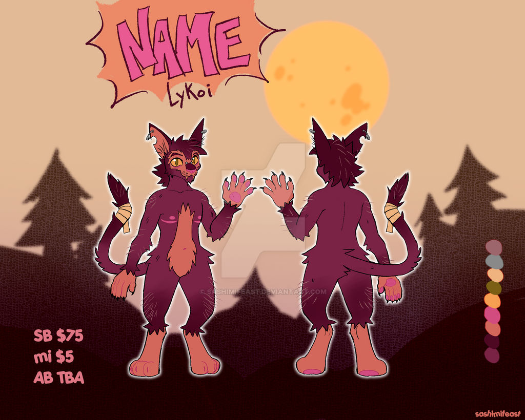 Lykoi Auction Sb 75 By Sashimifeast On Deviantart