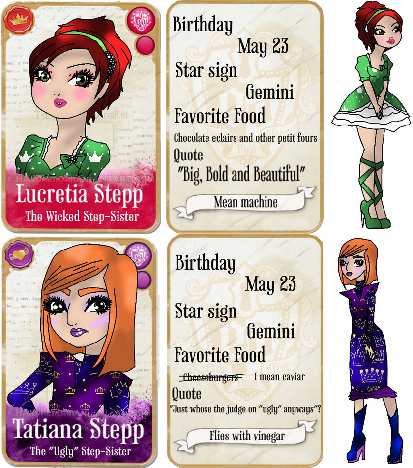 Adoptables The Step Sisters Sold By Illegalsympathy On Deviantart