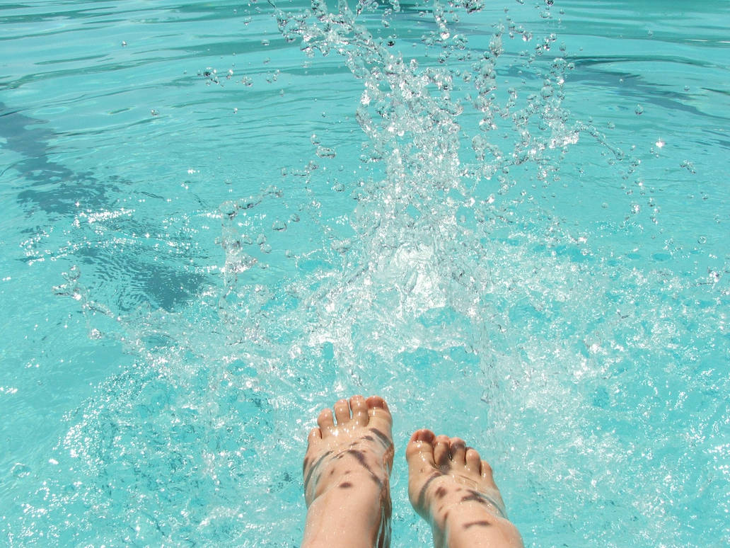foot splash by BlueTigressStock on DeviantArt