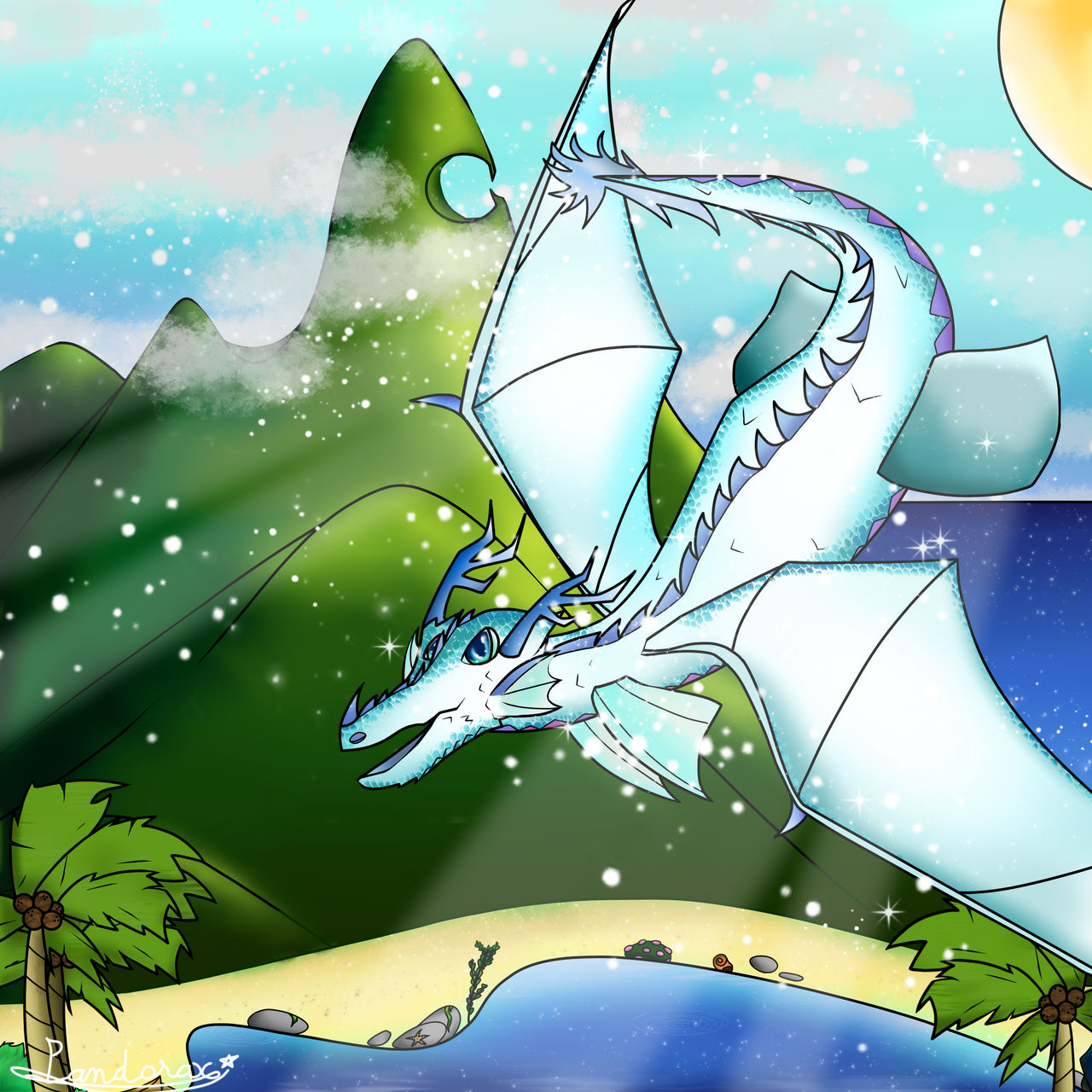 Snow Dragon By Pandorax0918 On Deviantart