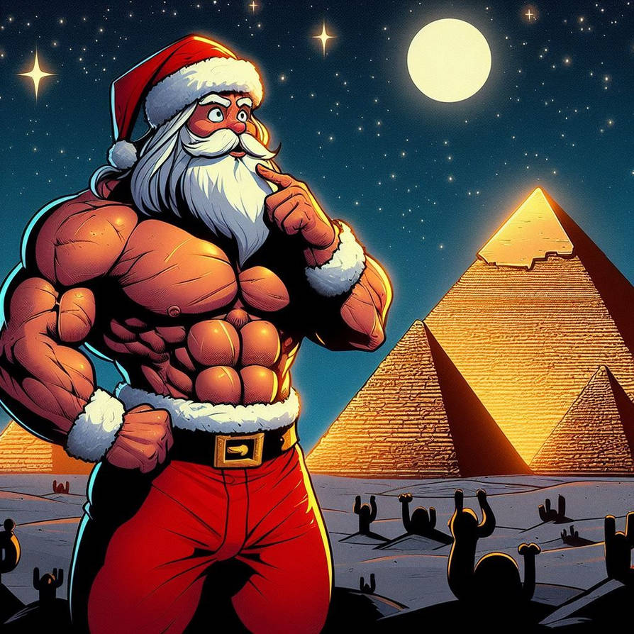 Ai Muscle Muscle Santa Wonders 1 By Alby69 On Deviantart