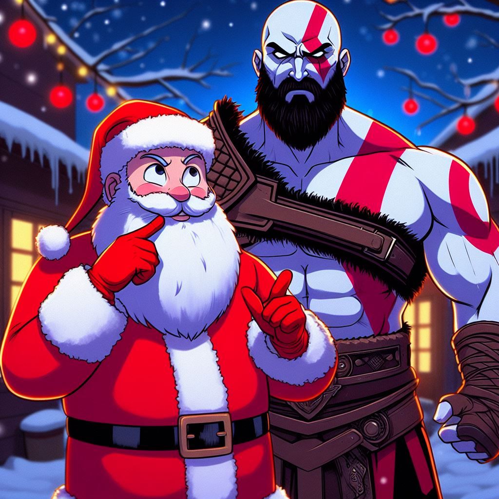 Ai Muscle Muscle Santa Wonders 19 By Alby69 On Deviantart