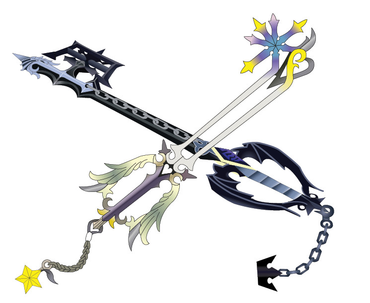 Roxas's Keyblades by YenSid-kun on DeviantArt