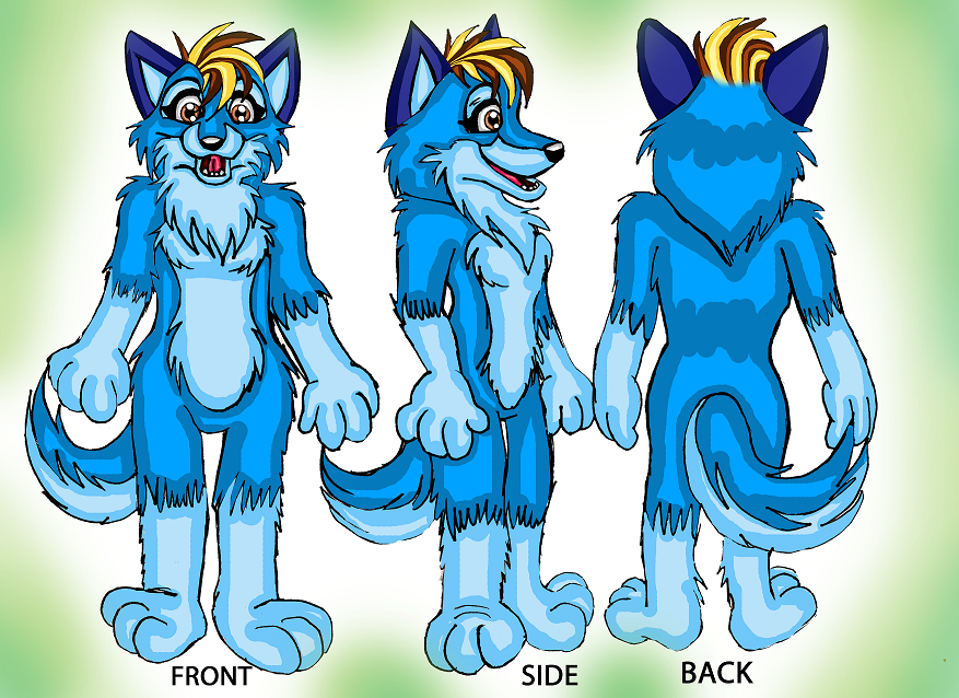 My fursuit design by jayfoxfire on DeviantArt