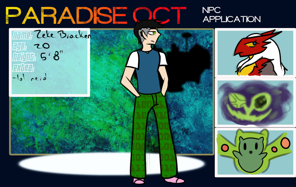 Poct Npc App Zeke The Pokemaniac By Pollitio On Deviantart