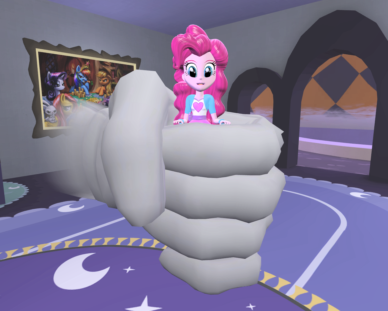 Pinkie Pie Meets Crazy Hand By Supervegeta1986 On Deviantart