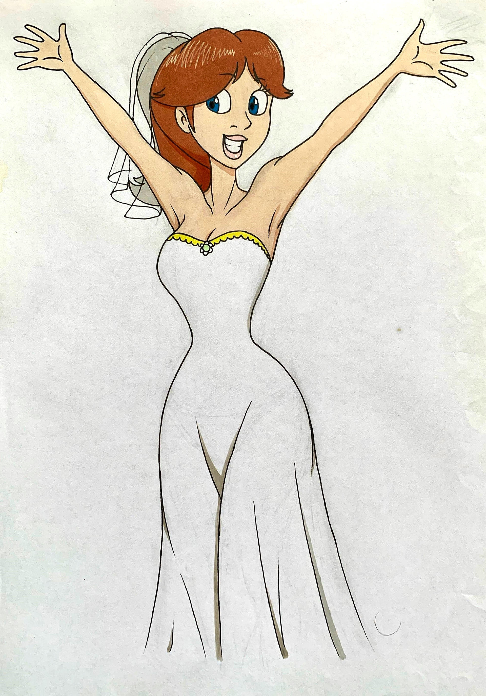 Princess Daisy Wedding Dress By Killerteddybear94 On Deviantart