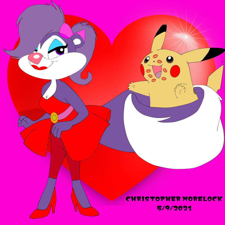 Fifi La Fume Catches Pikachu By Chrismorelock01 On Deviantart