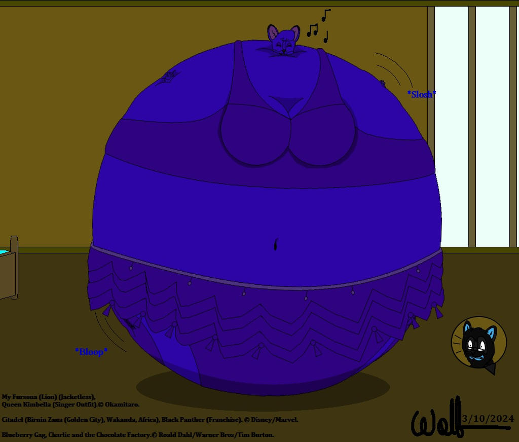Blueberry Song And Dance Me And Basedcube95 Rp By Okamitaro On
