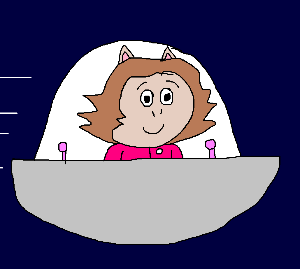 Jane Read Riding The Spacship In Outer Space By Mjegameandcomicfan89 On Deviantart