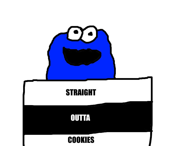 Straight Outta Cookies From Cookie Monster By Mjegameandcomicfan89 On Deviantart