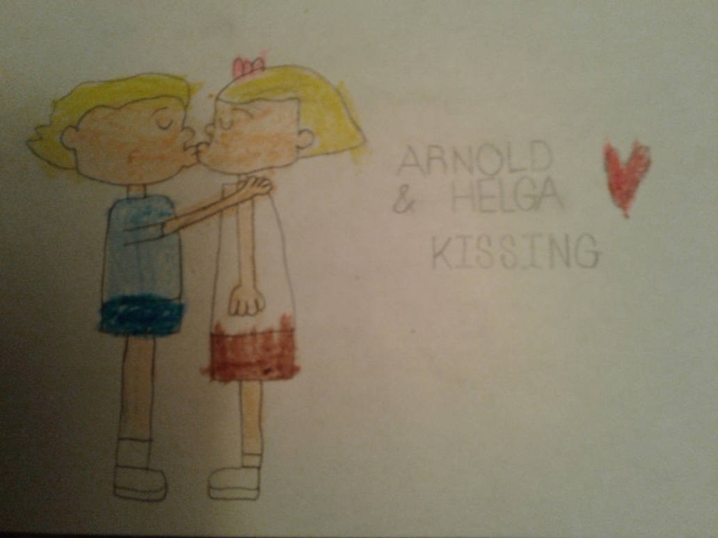 Arnold X Helga Kissing By Mjegameandcomicfan89 On Deviantart